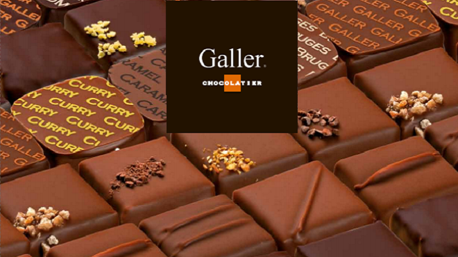 Un ballotin de chocolats Galler