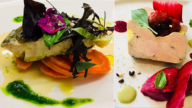 Un délicieux repas à déguster à 2