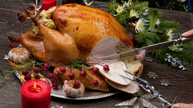 Une dinde succulente pour Noël avec ou sans farce